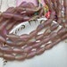 Vintage Pink Frosted Opal Glass Beads, Frosted Glass Opals, Cherry ...