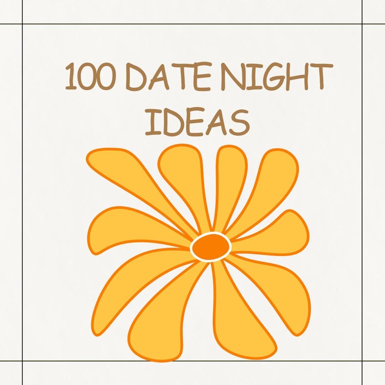 100 Date Ideas - Etsy