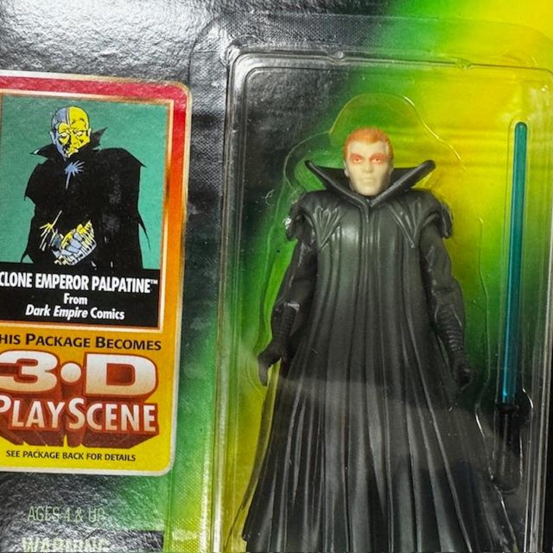 Star Wars Kenner Collection Clone Emperor Palpatine Action Figure New ...