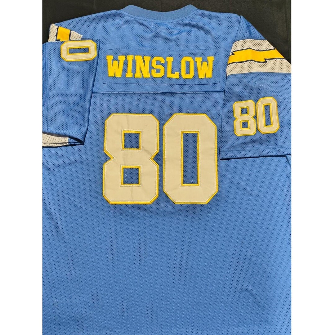 San Diego Chargers Throwback Powder Blue Winslow Jersey #80, Chest 56 ...