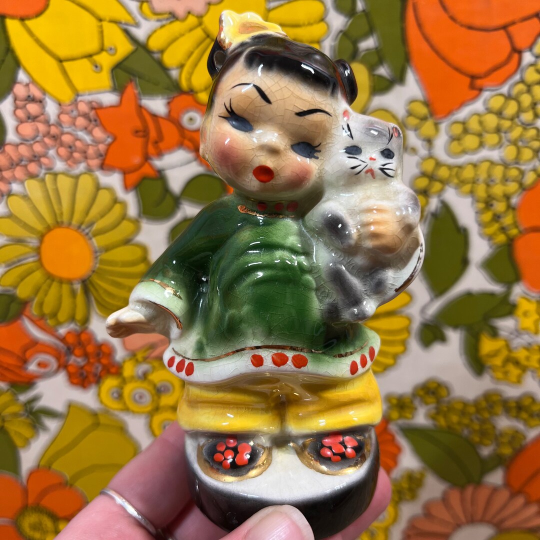 Vintage Mid Century Josef Originals Wee Lin Asian Girl Figurine - Etsy