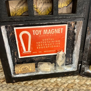 Handmade Cornell Antique Style Anatomical Science Collage Shadow Box ...