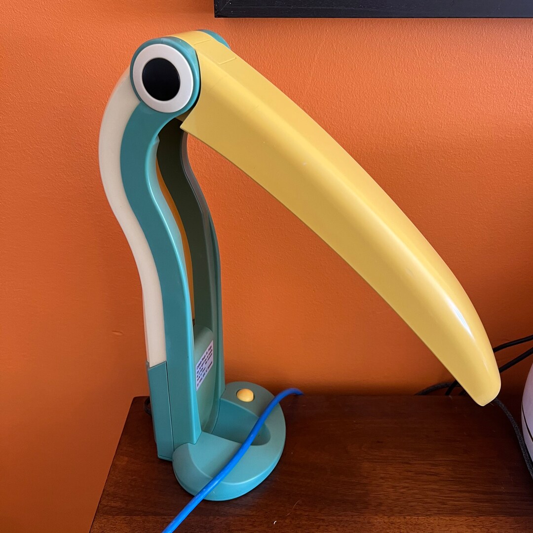RARE Vintage 80s H.T. Huang Folding Toucan Lamp US Plug - Etsy