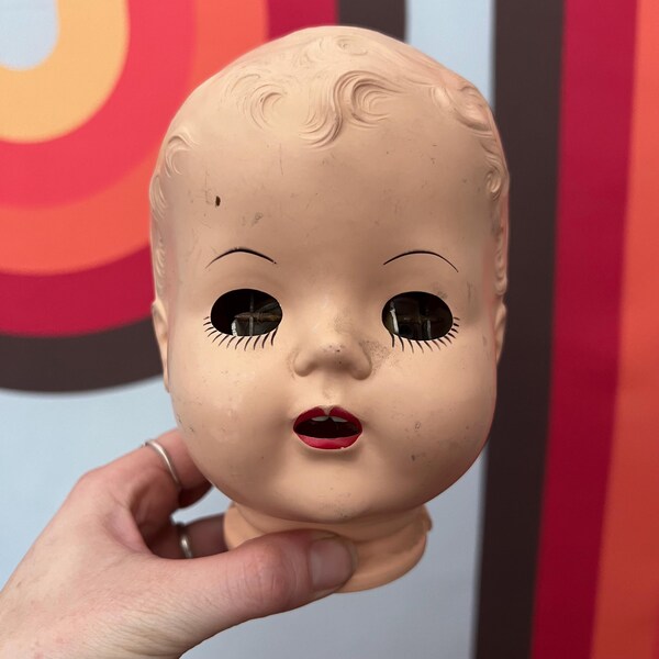 Rubber Doll Head - Etsy