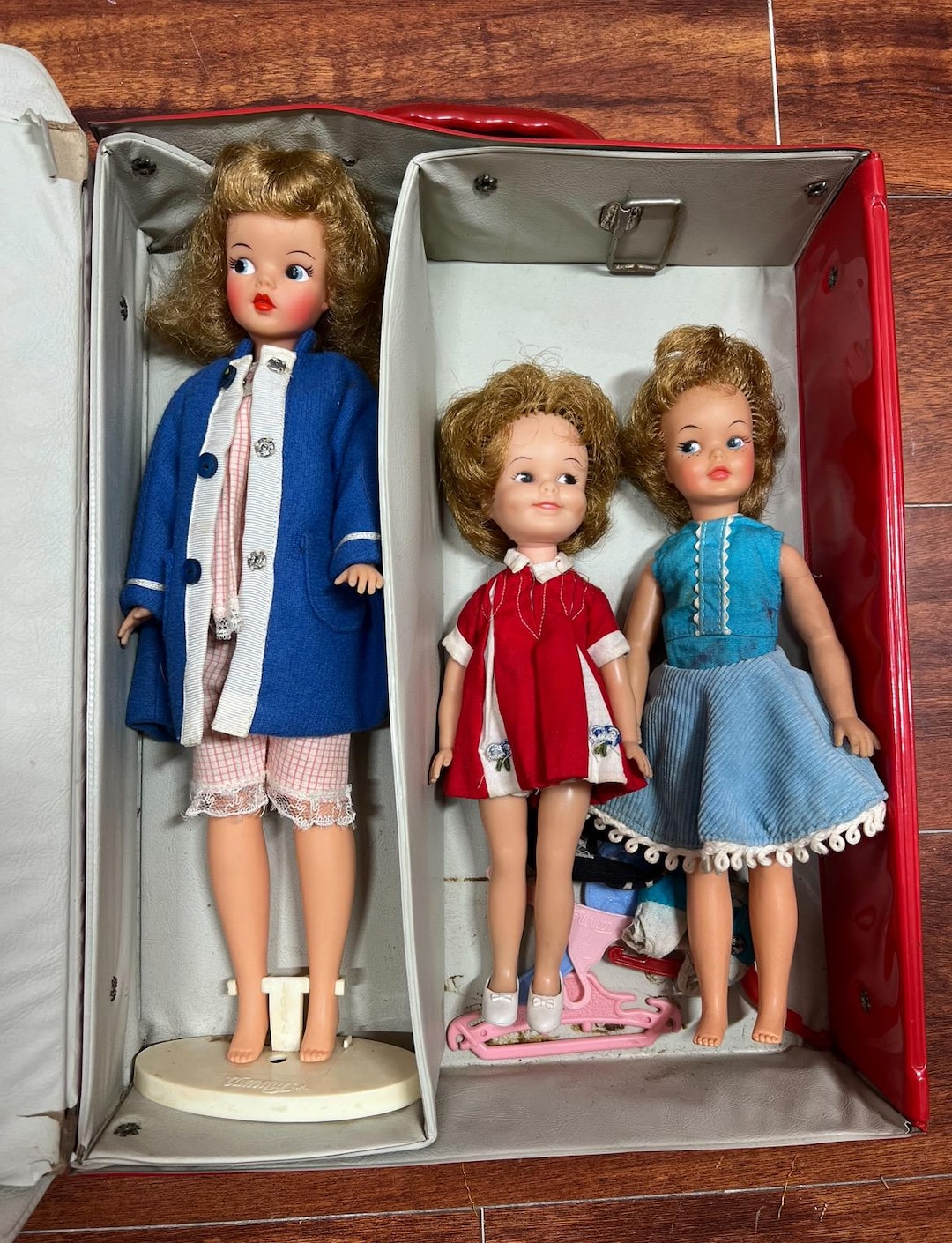 Vintage 60s Tammy and Sindy Doll Sets With Carry Case Clothes and ...