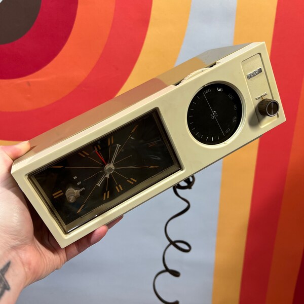 1960s Clock Radio - Etsy