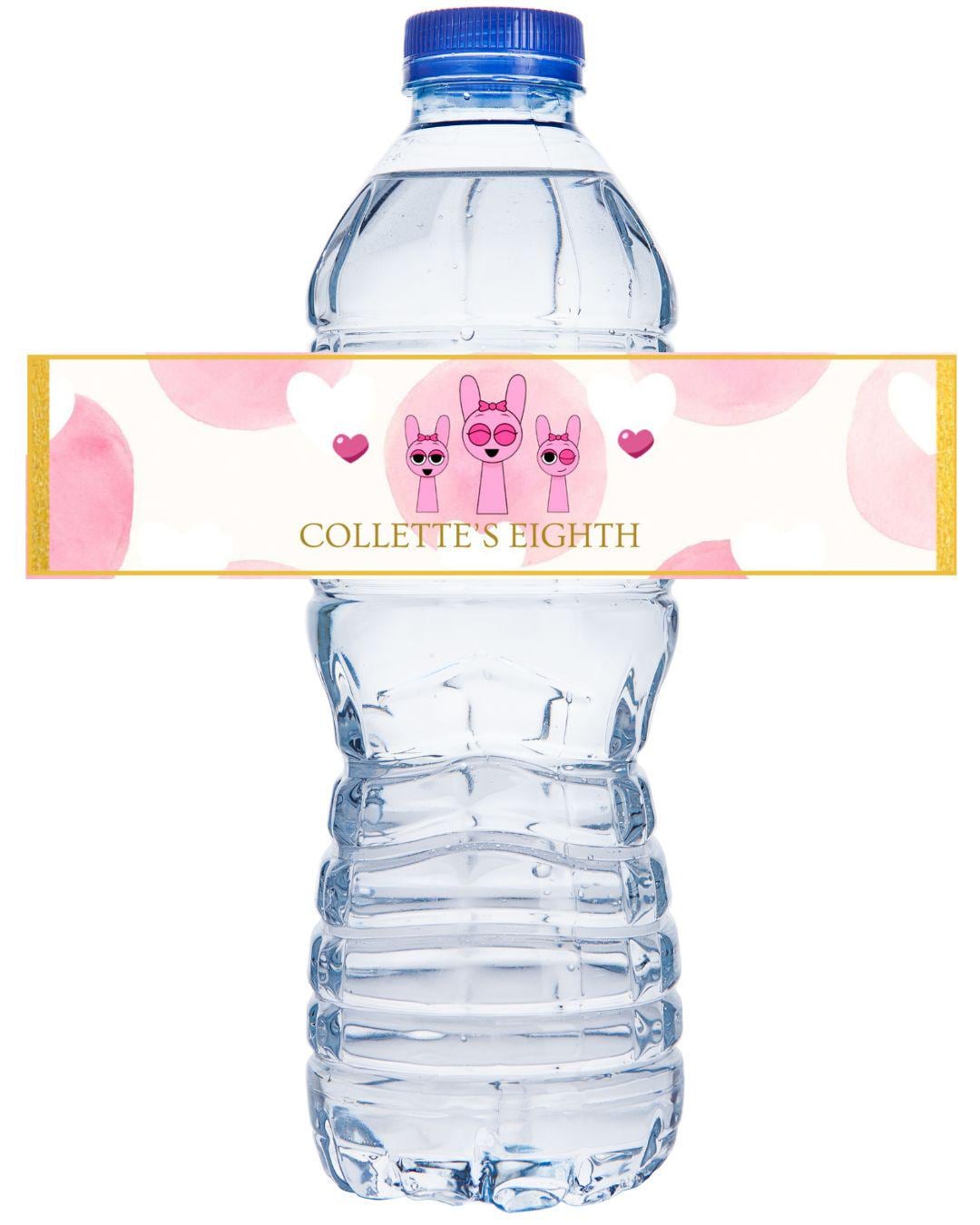Sprunki Girls Pink Water Bottle Labels Printable, Instant Download - Etsy