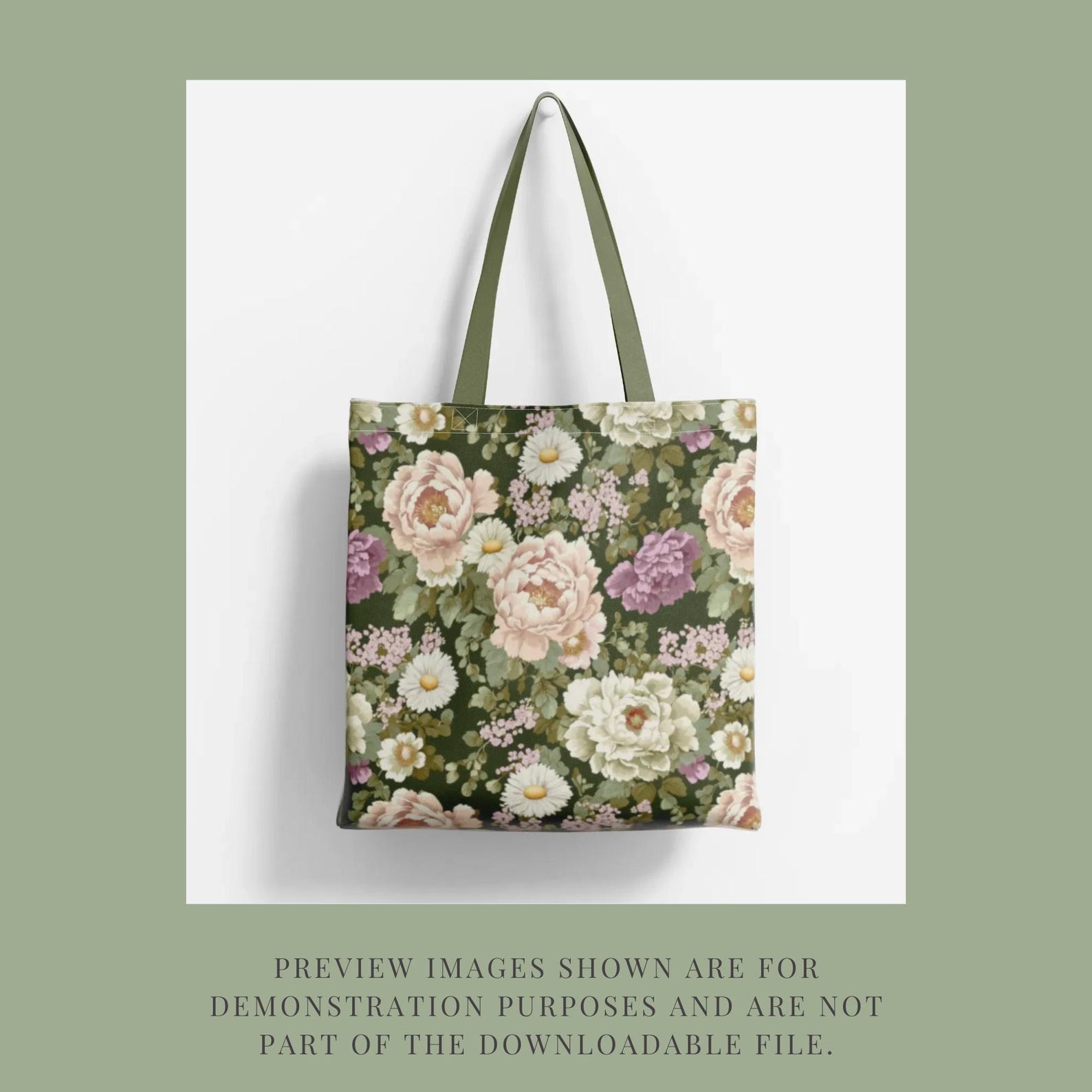 Tidlösa blommor blommönster – botaniskt mönster, blomdesign ...
