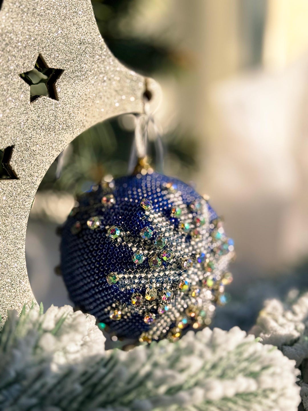 Snowflake Christmas Balls Christmas Decoration Unique Ornaments ...
