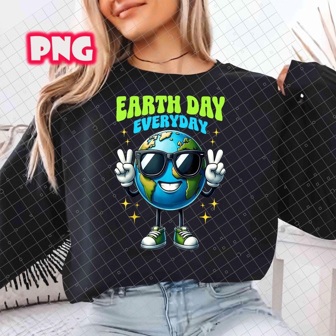 Happy Earth Day PNG, Save the Planet Earth Day Everyday Kids PNG ...