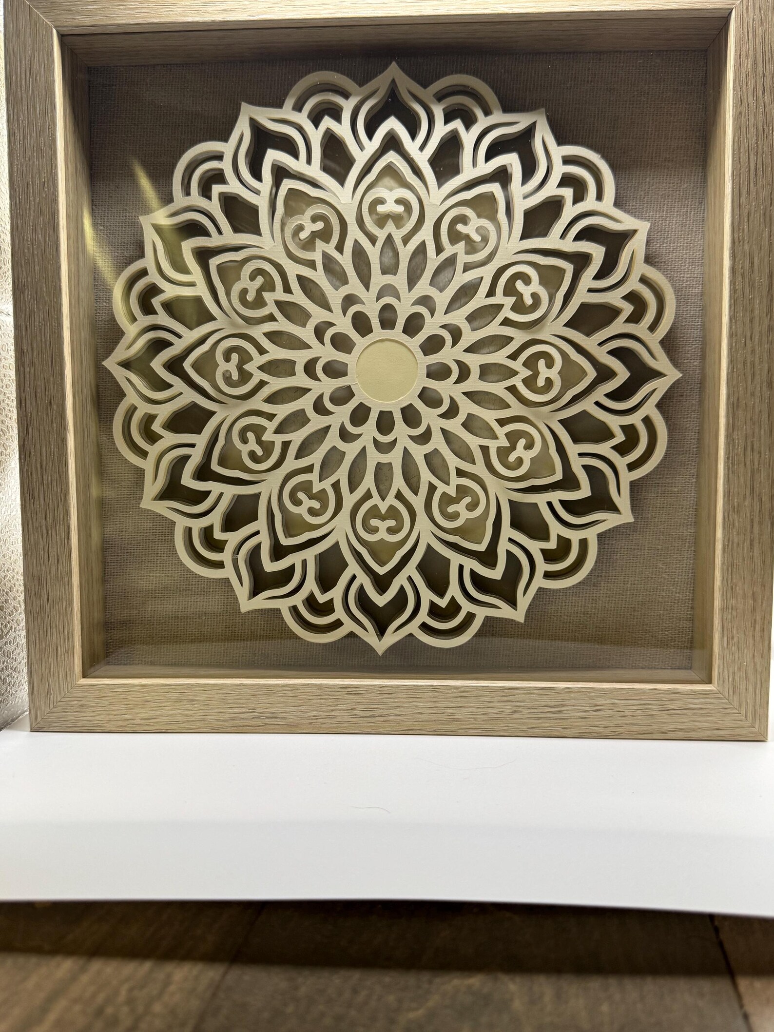 Intricate 3D Paper Mandala - Unique Layered Wall Art Piece - Etsy