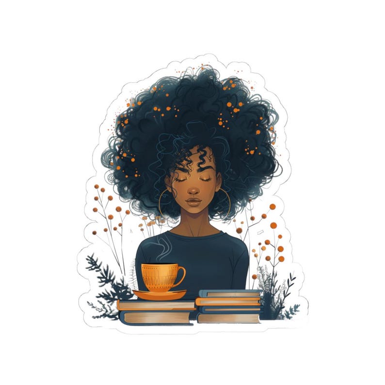 Book Lover Sticker | Cozy Reader Gift| Bookish Laptop, Notebook, Water ...