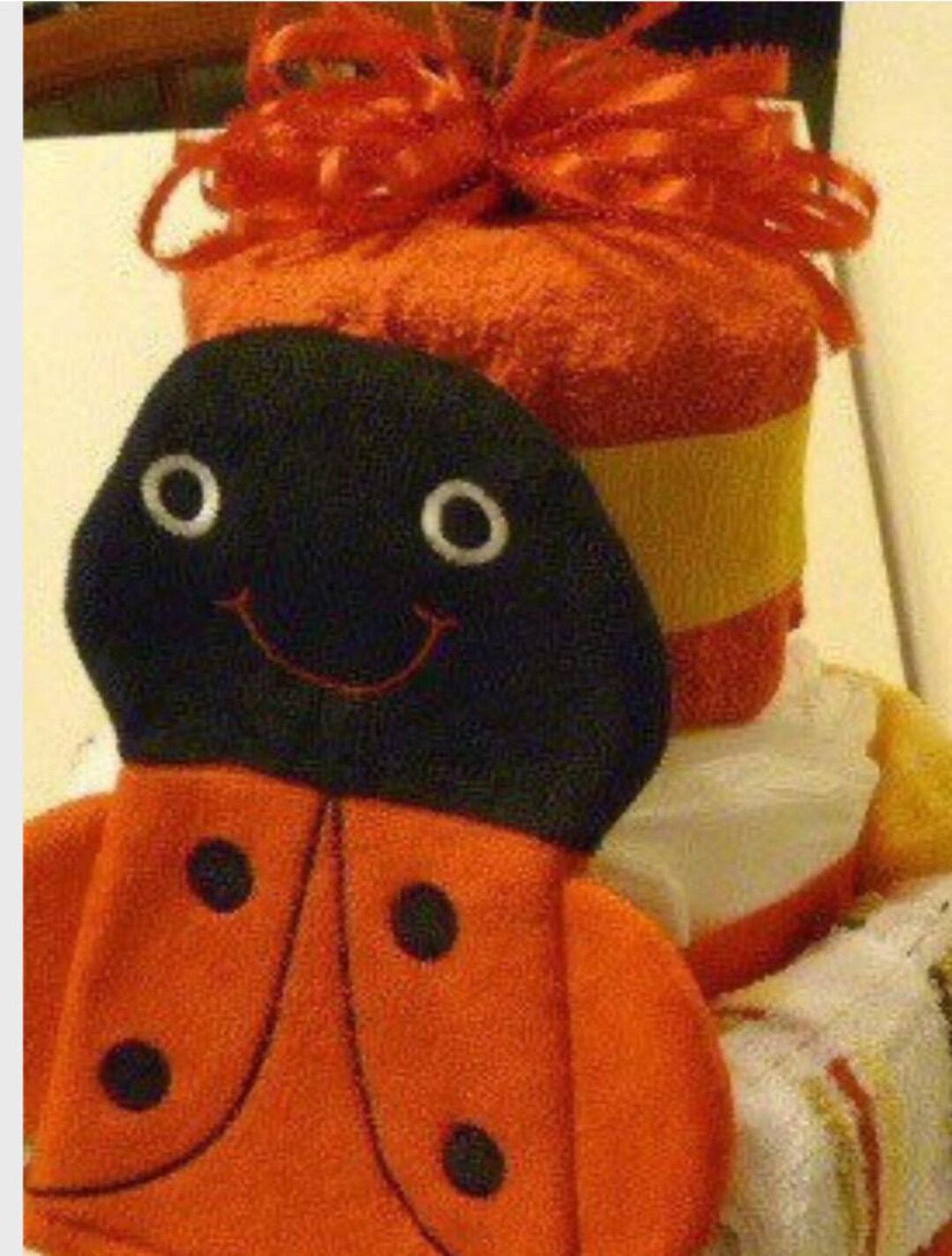 Ladybug Diaper Cake / Red & Black / It’s a Girl / Gift for Expectant ...