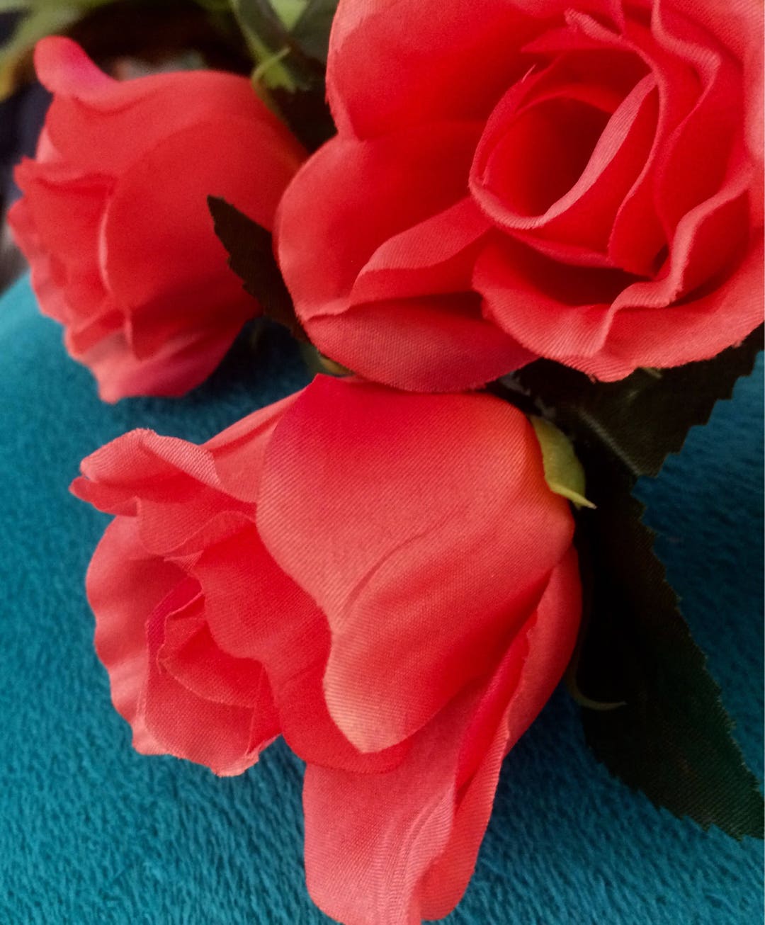 Red Rose Flower Pen Set of 6 /coral Red Roses / Guest Pens for Wedding ...