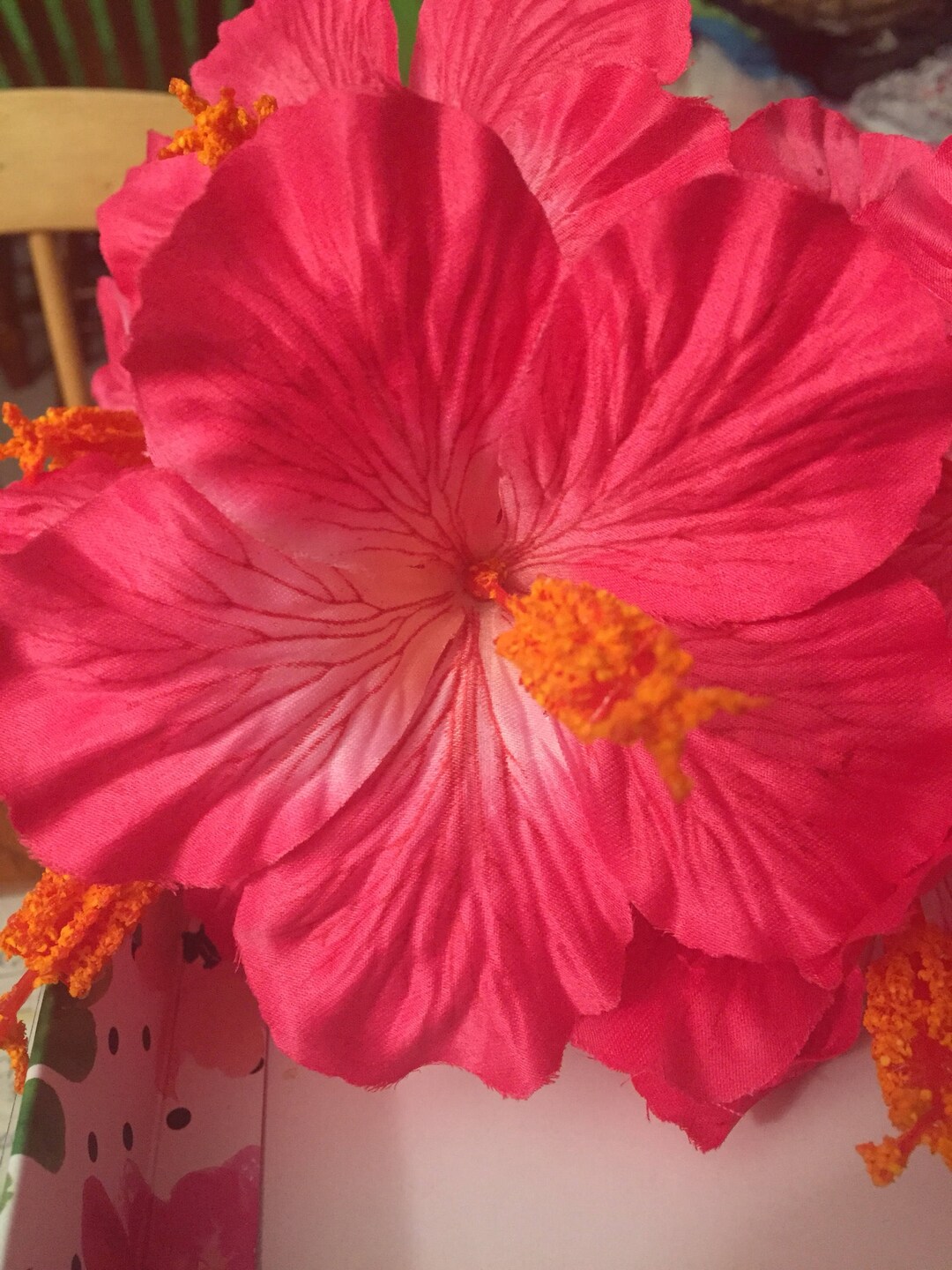 Pink Hibiscus Flower Pen Set of 2: Tropical Wedding, Bridal Shower ...