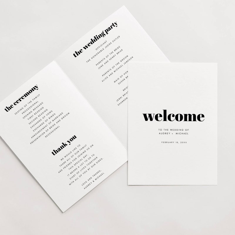 Folded Program - Etsy