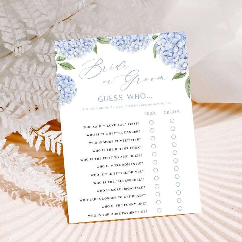 Guess Who Wedding Show - Etsy