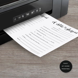 Printable Fill in School Notes, DIY Notepad, Back to School Notepads ...