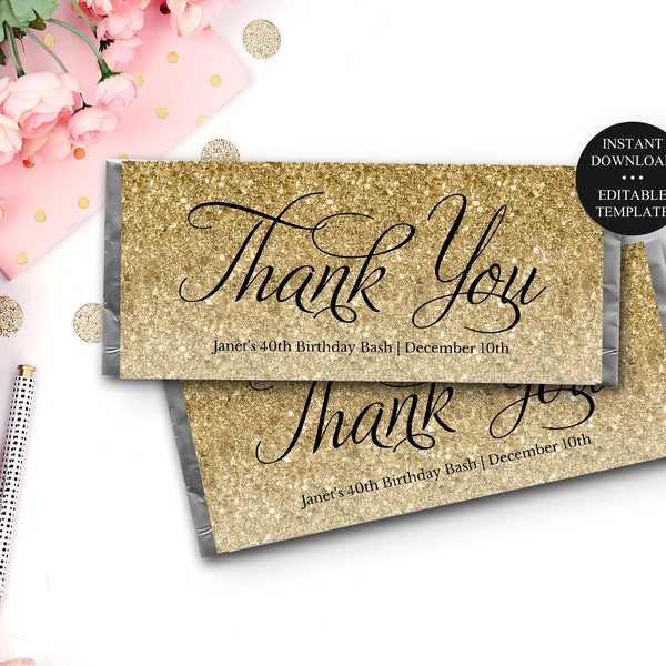 Candy Bar Wrapper - Etsy