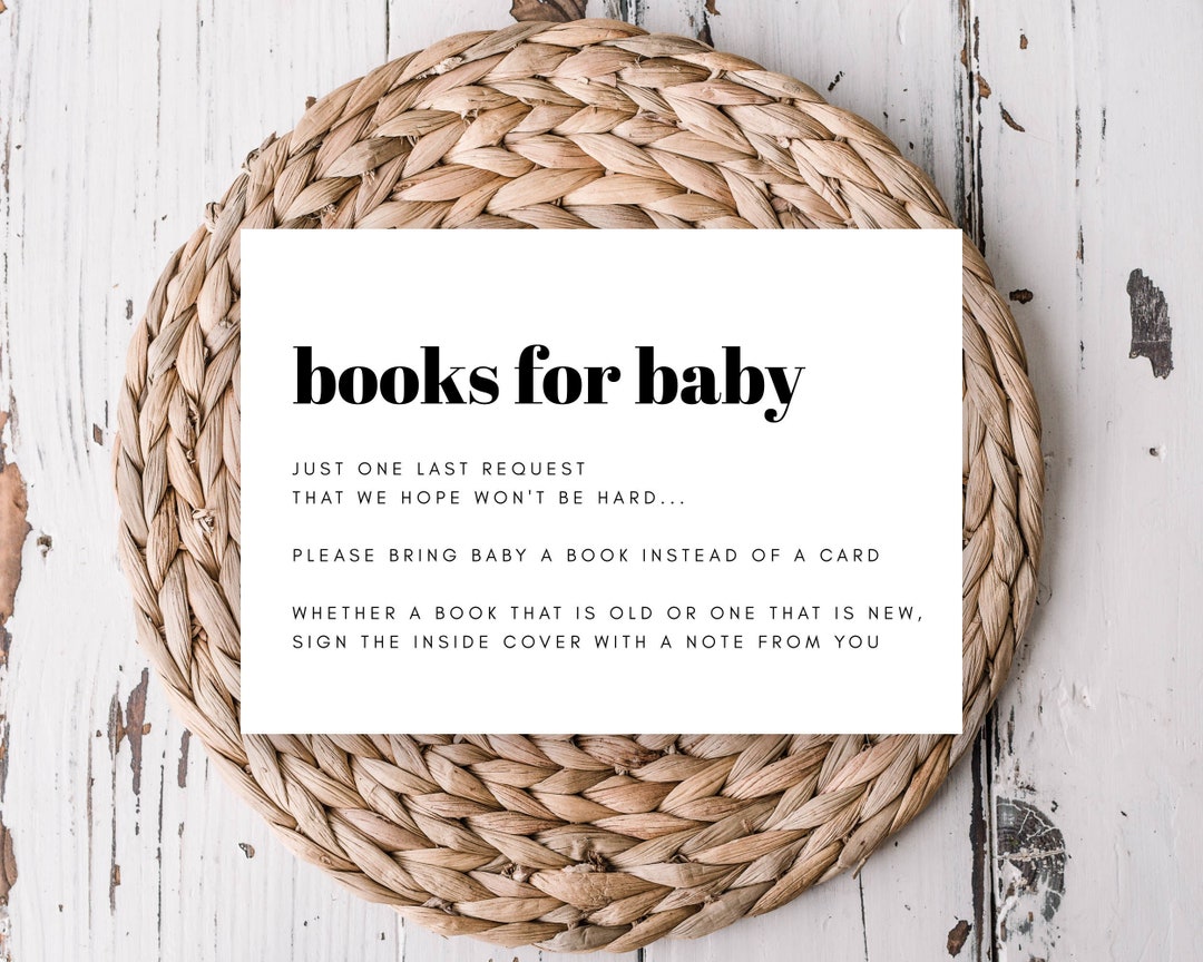 Editable Books for Baby, Minimalist Chunky Print, Bring a Book Request ...