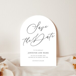 Fully Editable Elegant Save the Date Announcement Card Any Event Any ...