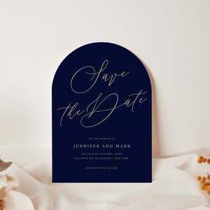 Fully Editable Elegant Save the Date Announcement Card Any Event Any ...