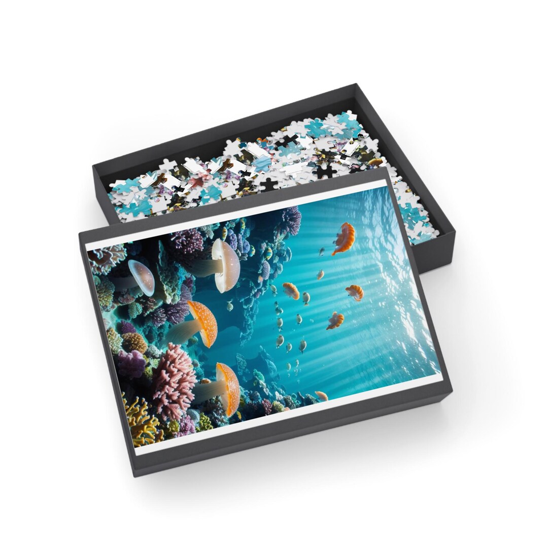 Underwater Tranquility Puzzle 1000 Piece Ocean Scene for Relaxation and ...