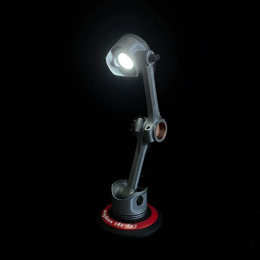 Engine Piston Table Lamp: 3D Printed Auto Decor - Etsy