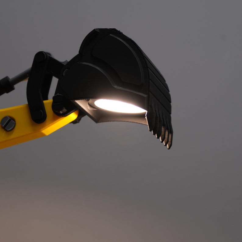 Excavator Lamp, Unique Decorative Desk Lamp, Kids' Room and Office ...
