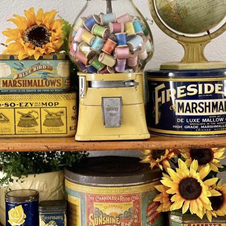 Farmhouse Kitchen Starter Kit | Vintage Decor Bundle L Linens, Tins ...