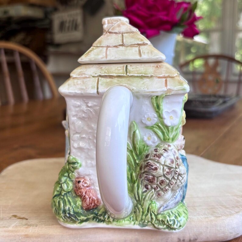 Vintage Schmid Mr. Jeremy Fisher Teapot & Music Box • Beatrix Potter ...