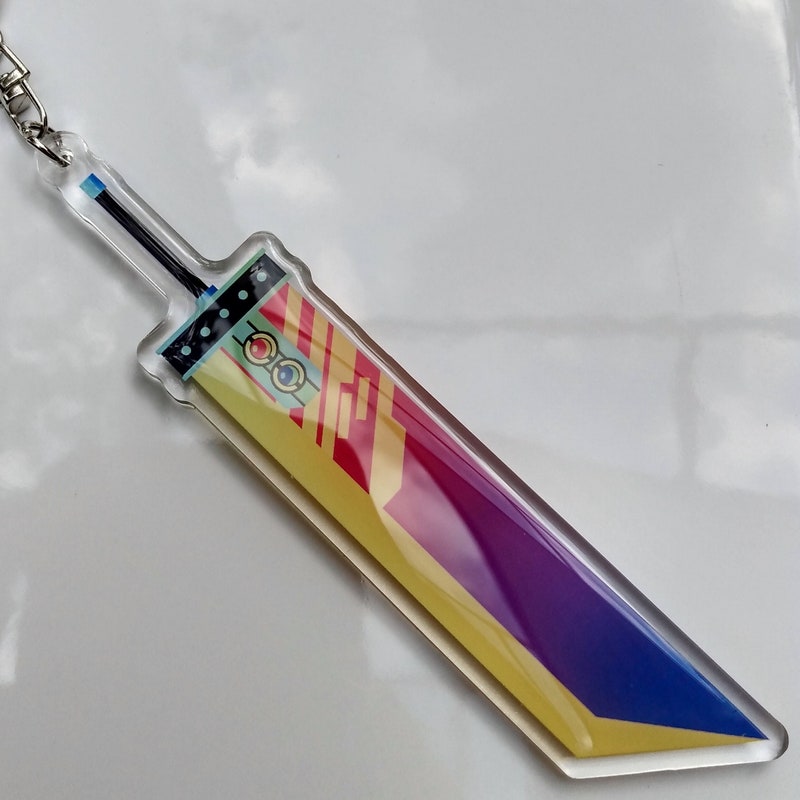 Anime Sword Keychain - Etsy
