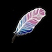 Bi Bisexual Pride Feather Enamel Pin LGBT - Etsy