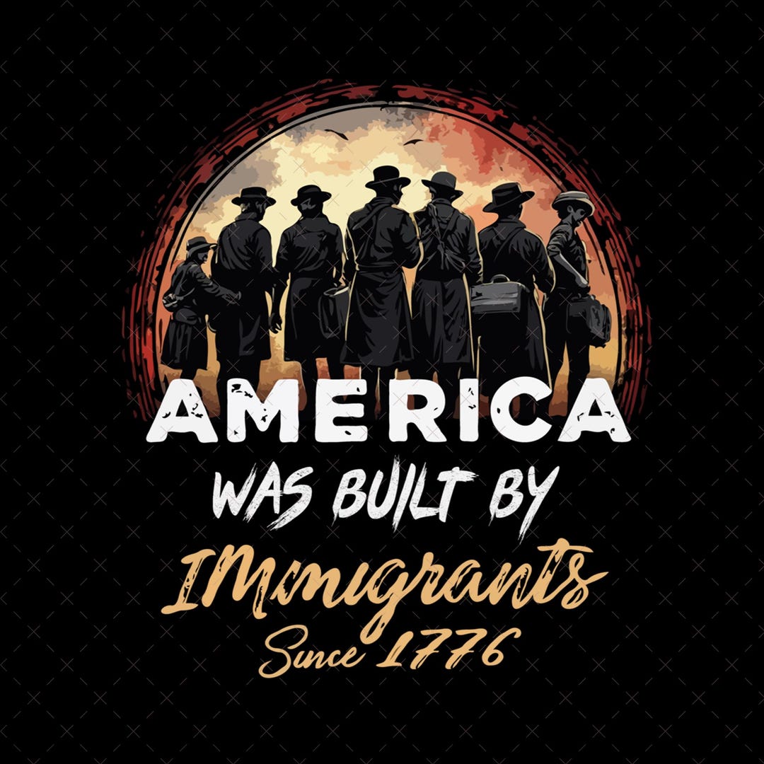 America Was Built by Immegrants Png, African American Png, Support ...