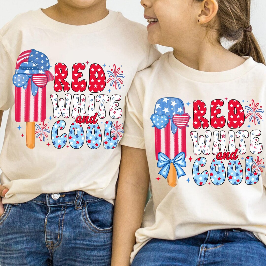 Custom Boy Girl 4th of July Kids Png, Boy Girl America Ball Cap Bow ...
