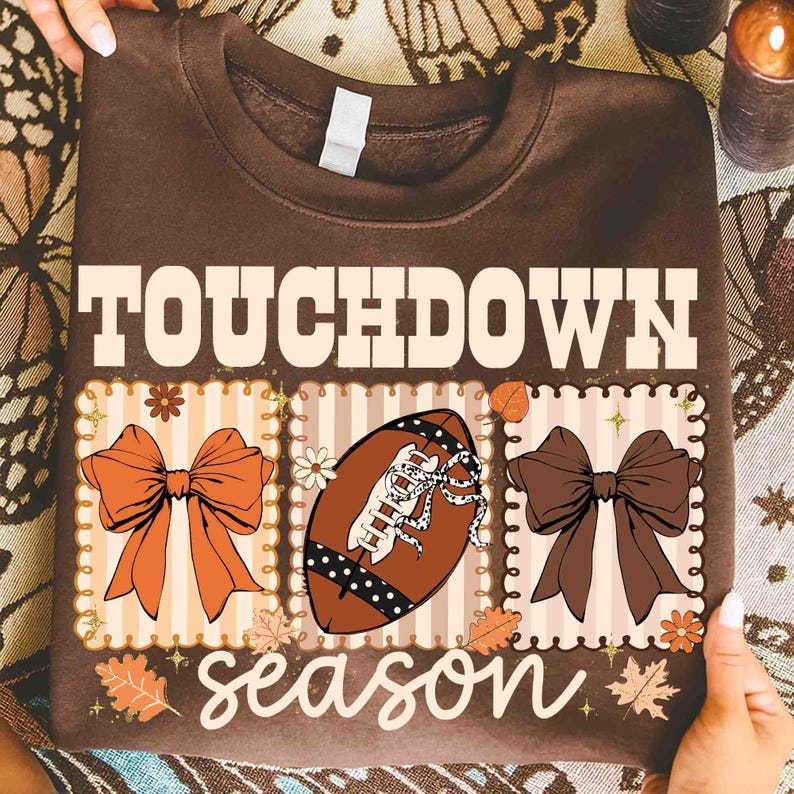 Touchdown Season Png, Fall Football Png, Football Game Day Png ...