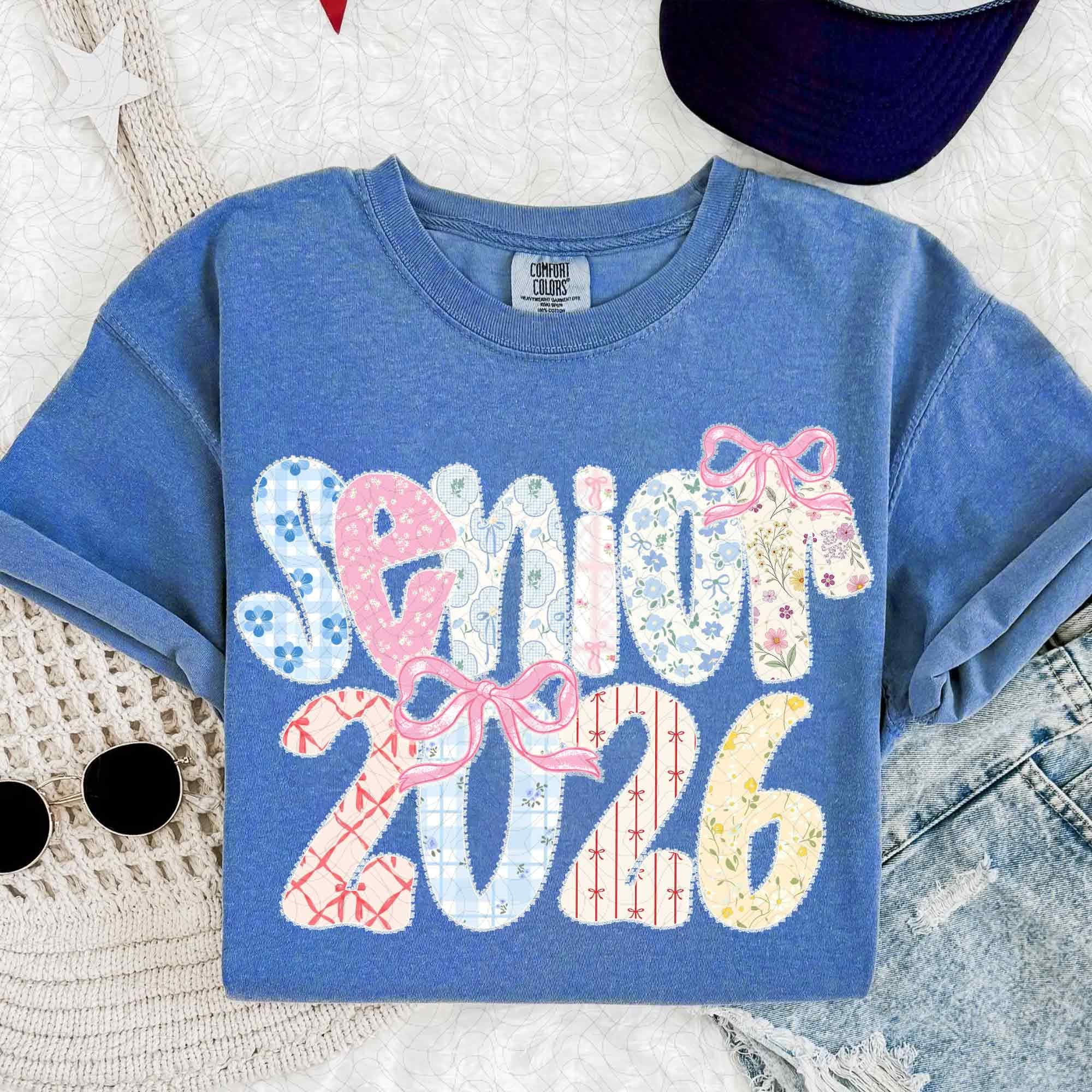 Coquette Senior 2026 Png, Girly Lace Senior Shirt Design, Class of 2026 ...