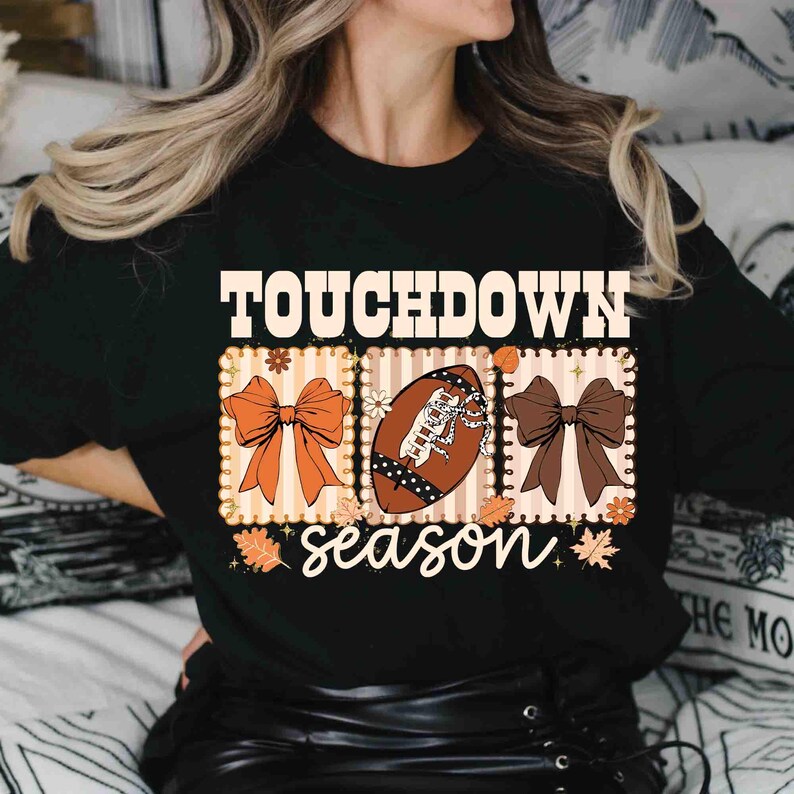 Touchdown Season Png, Fall Football Png, Football Game Day Png ...