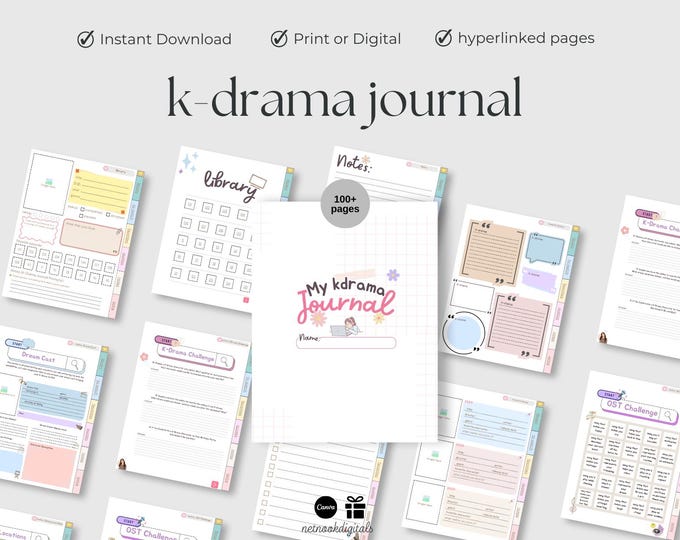 Kdrama Digital Journal K Drama Tracker K-drama List Digital Kdrama ...
