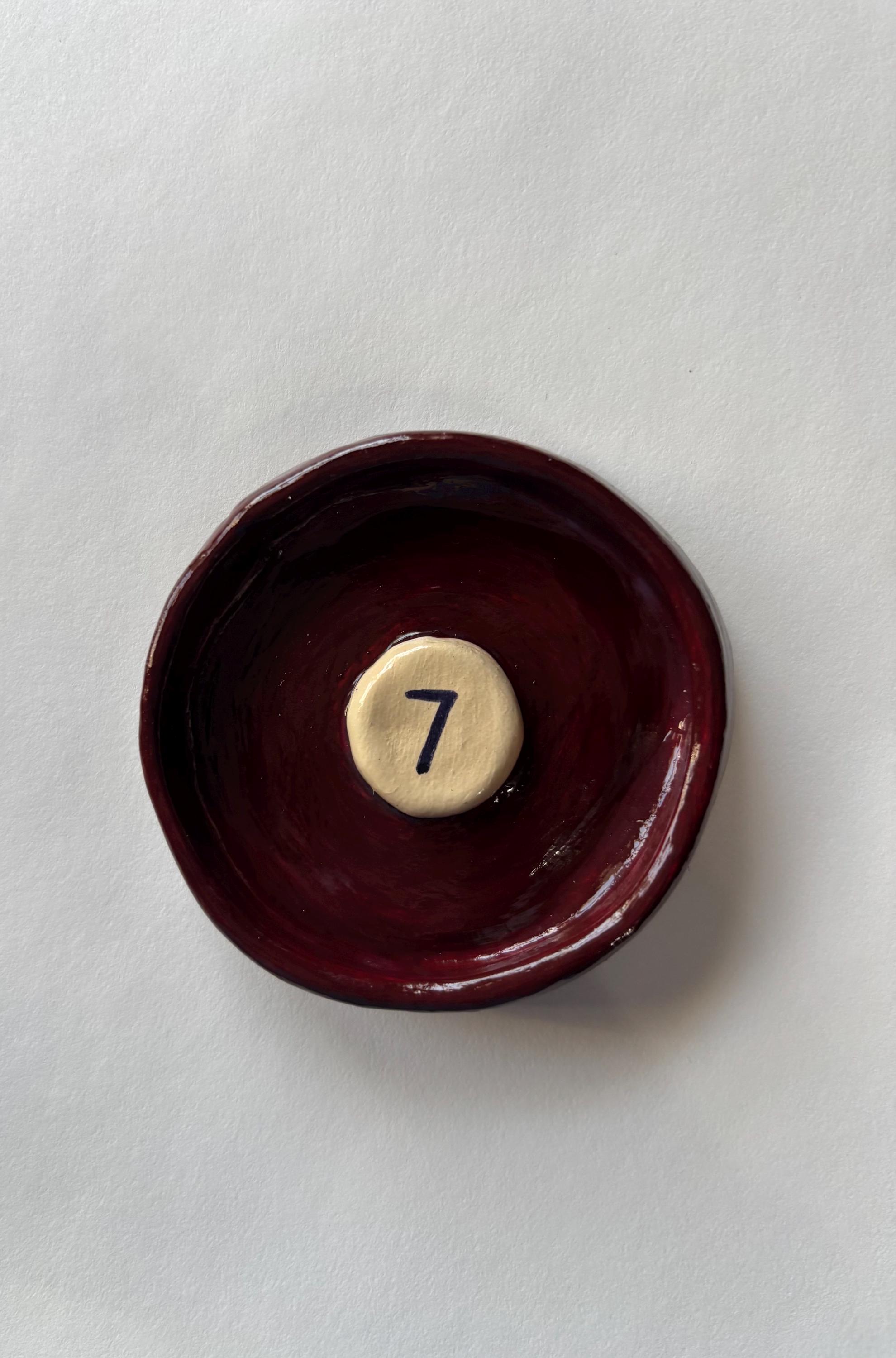 Handmade Air Dry Clay Pool Ball Dish: Billiard Decor - Etsy