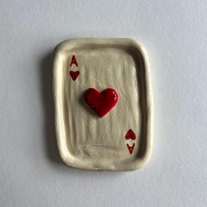 Ceramic Ace of Spades - Etsy