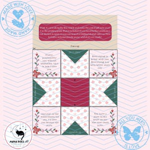 Vintage Love Note Victorian Puzzle Purse | Printable Gift Note ...