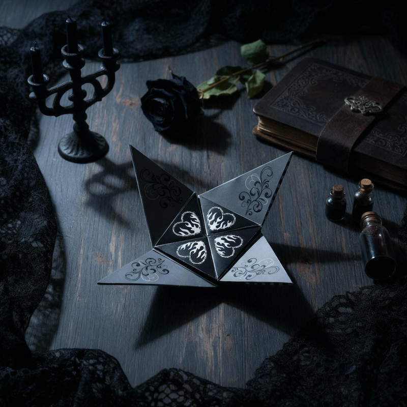 Victorian Puzzle Letter Template - Etsy