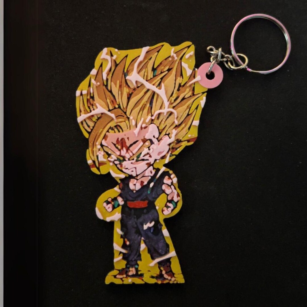 Gohan ( Super Saiyan ) DBZ Keychain - Etsy