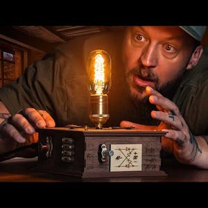 Edison's Lamp Puzzle Box - Solve the Mystery, Light the Lamp! - Etsy