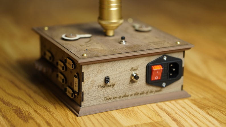 Edison's Lamp Puzzle Box - Solve the Mystery, Light the Lamp! - Etsy