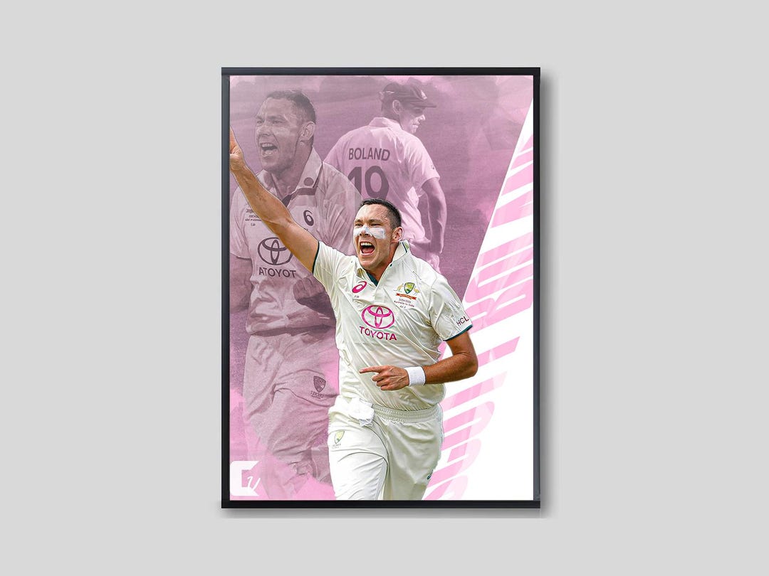 Scott Boland Poster Gift Room Decor Australia Cricket Bowler BBL Ashes ...