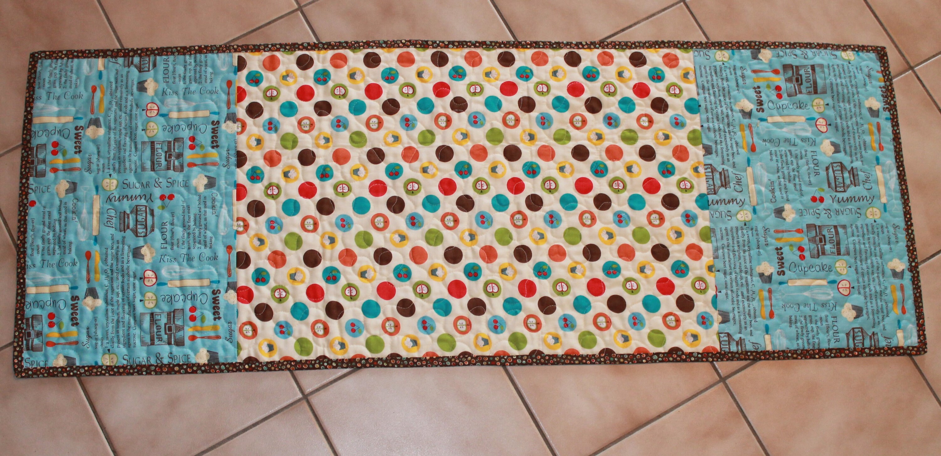 Quilted Kitchen Themed Table Runner - Etsy