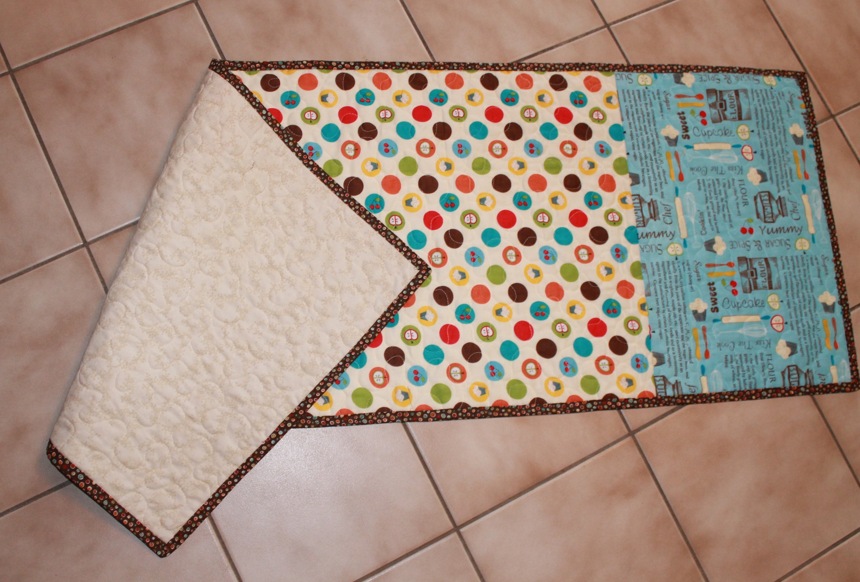 Quilted Kitchen Themed Table Runner - Etsy