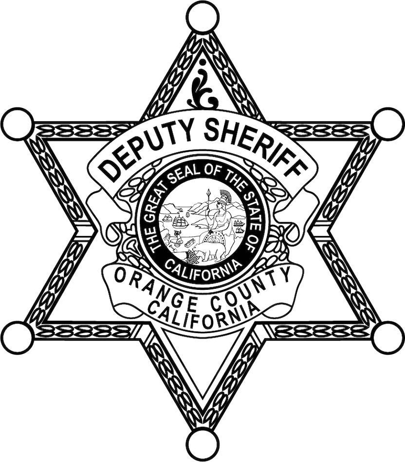 Orange County Sheriff Badge Vector File, Orange Sheriffs Office Deputy ...